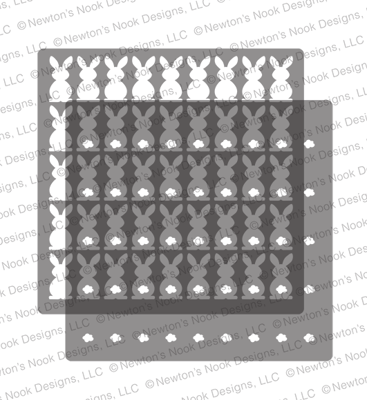Bunny Tails Stencil Set - Newton's Nook Designs