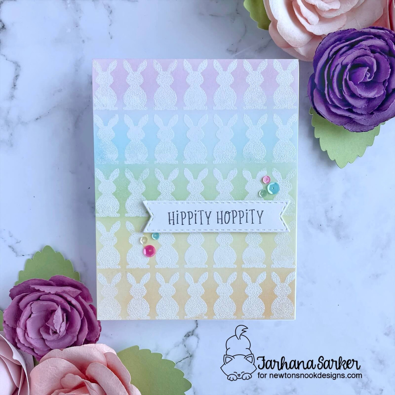 Bunny Tails Stencil Set - Newton's Nook Designs
