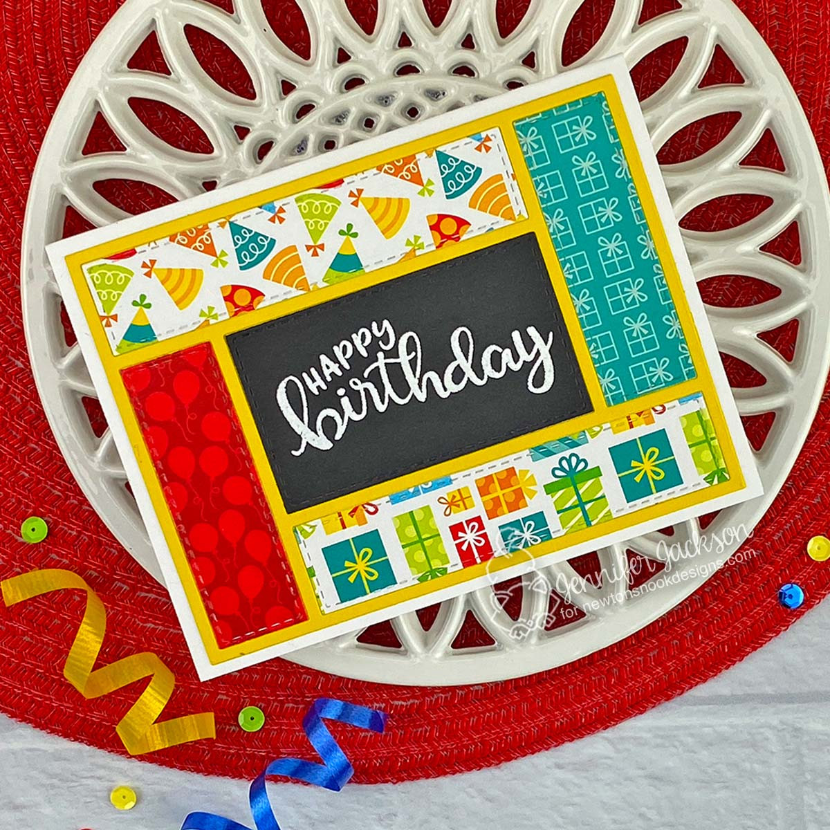 A2 Card Layout Die Set - Newton's Nook Designs