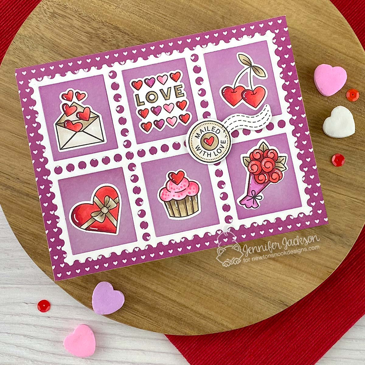 Valentine Postage Sampler