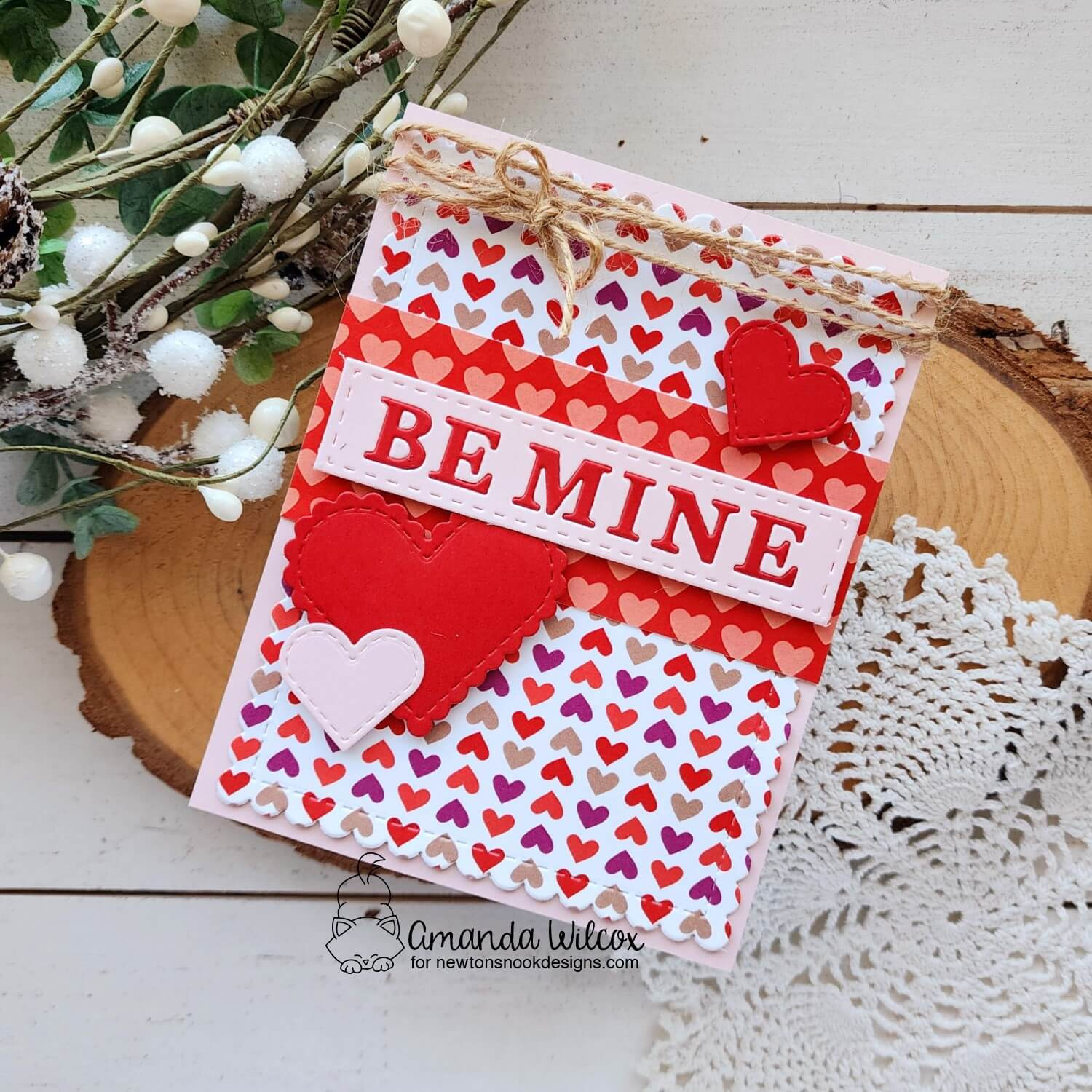 Valentine Word Trio Die Set