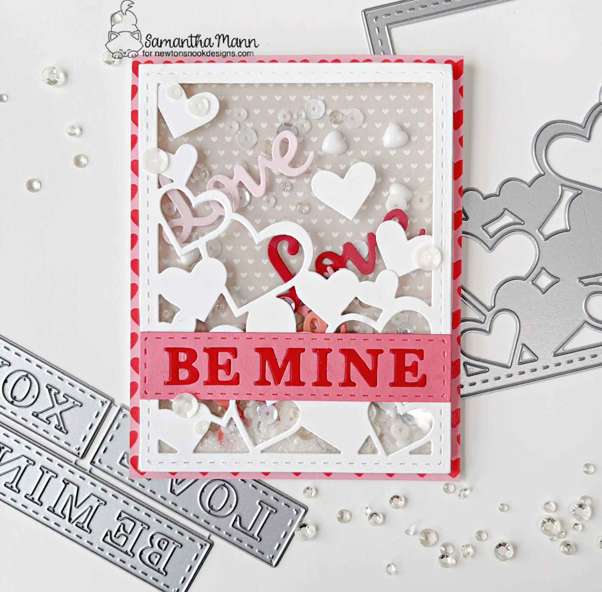 Charming Hearts Frame Die