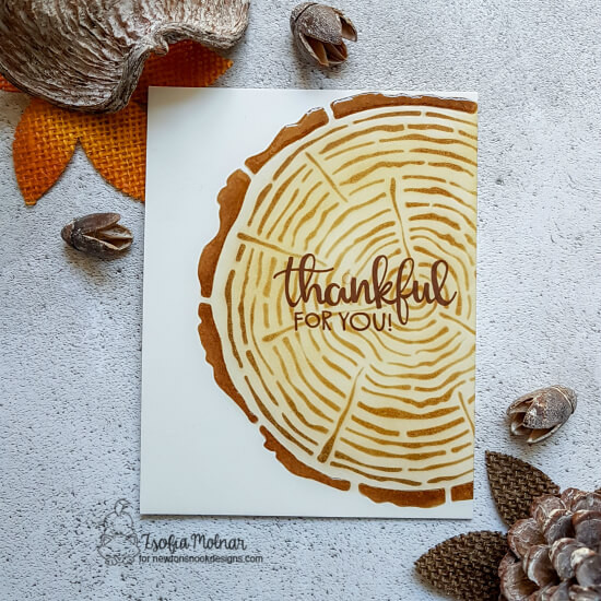 Tree Rings Stencil - Newton's Nook Designs