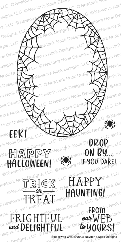 Spiderweb Oval - Newton's Nook Designs