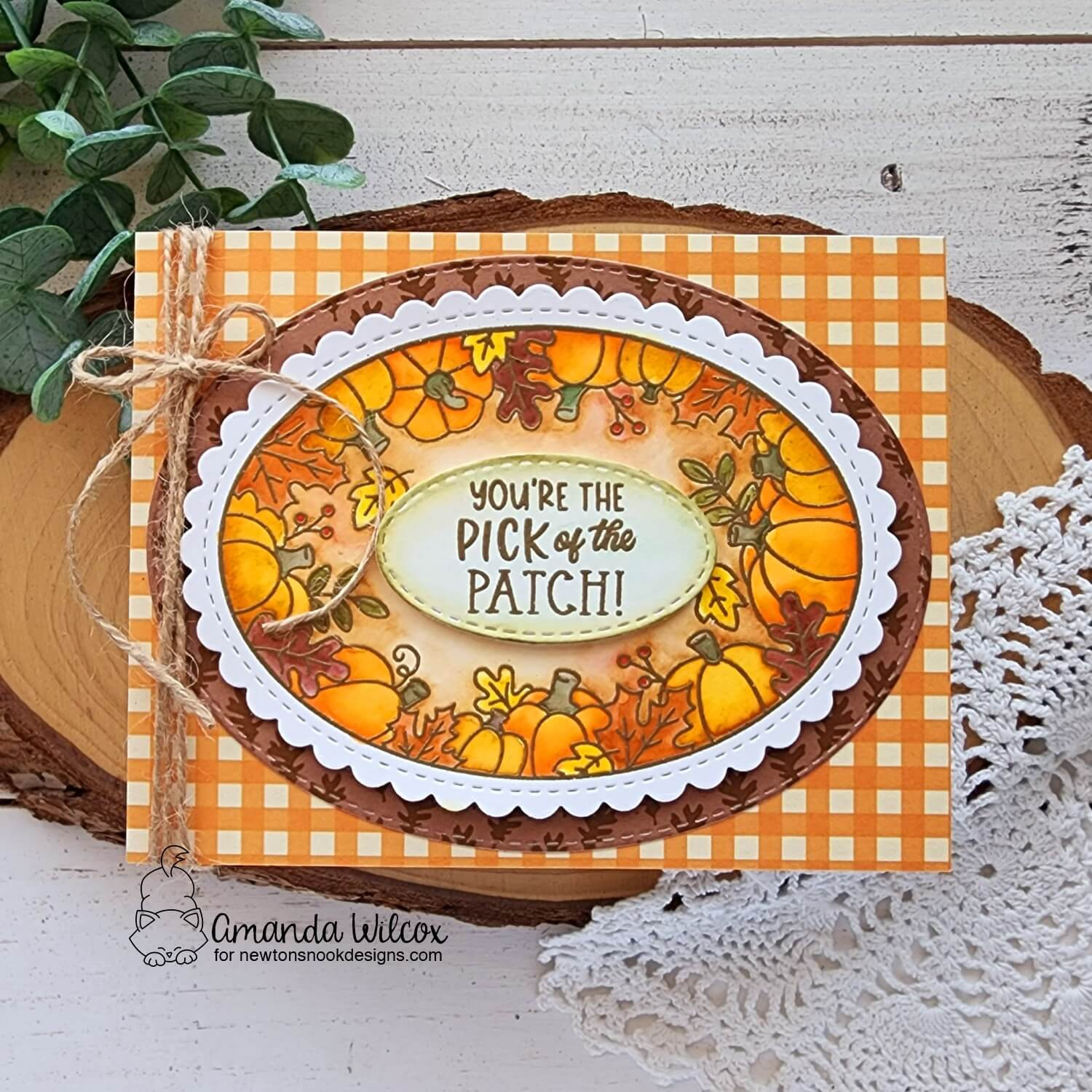 Autumn Oval - Newton's Nook Designs
