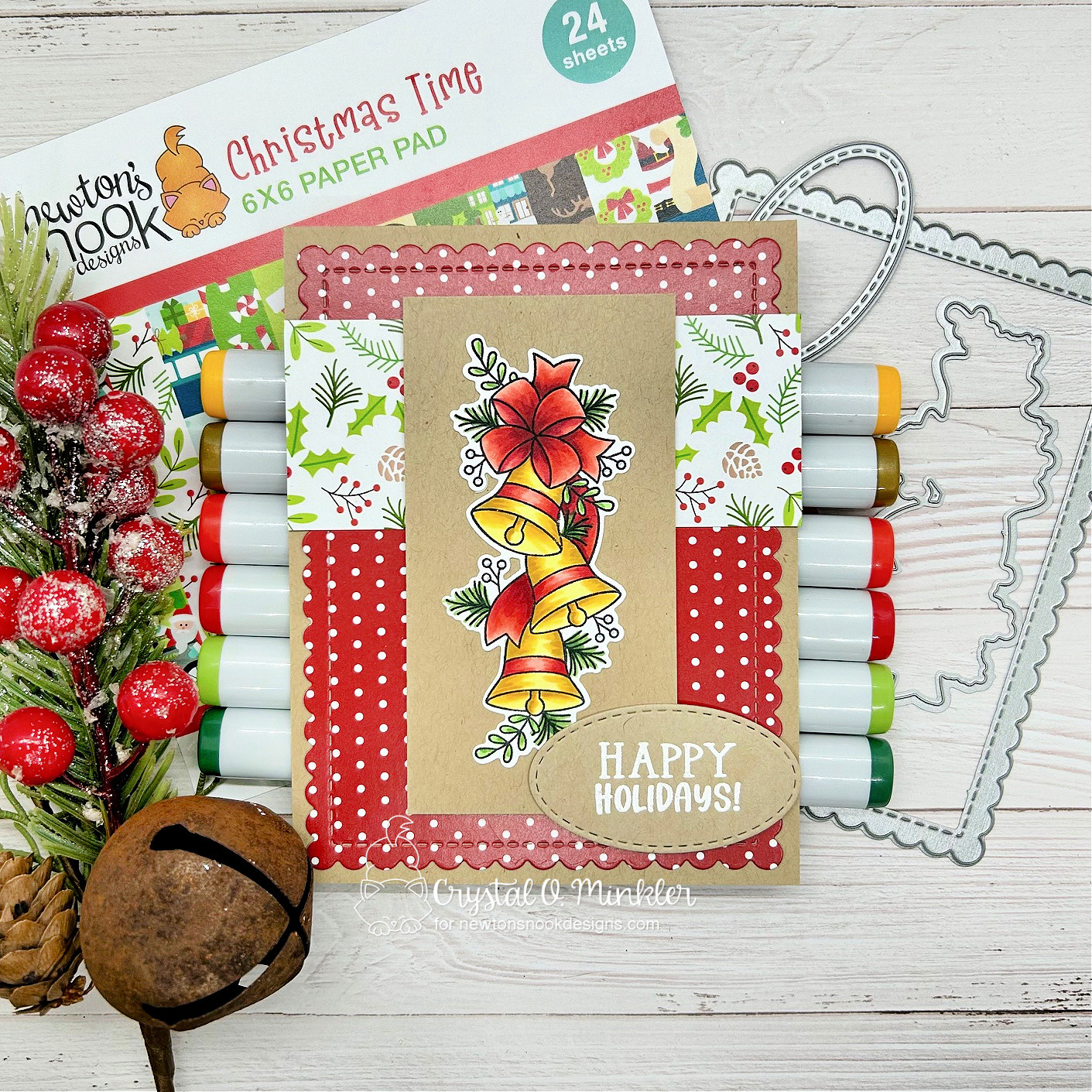 Christmas Time Paper Pad - Newton's Nook Designs