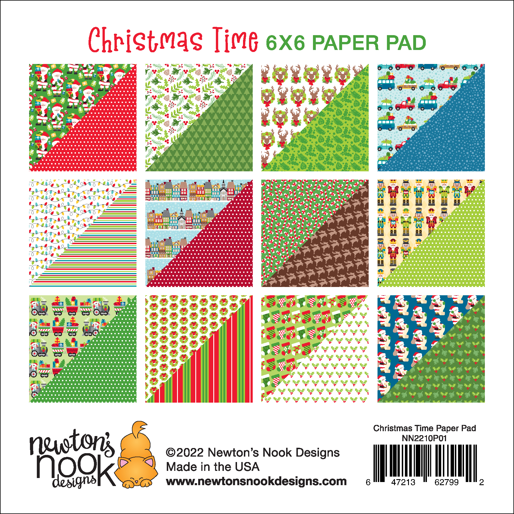 Christmas Time Paper Pad - Newton's Nook Designs