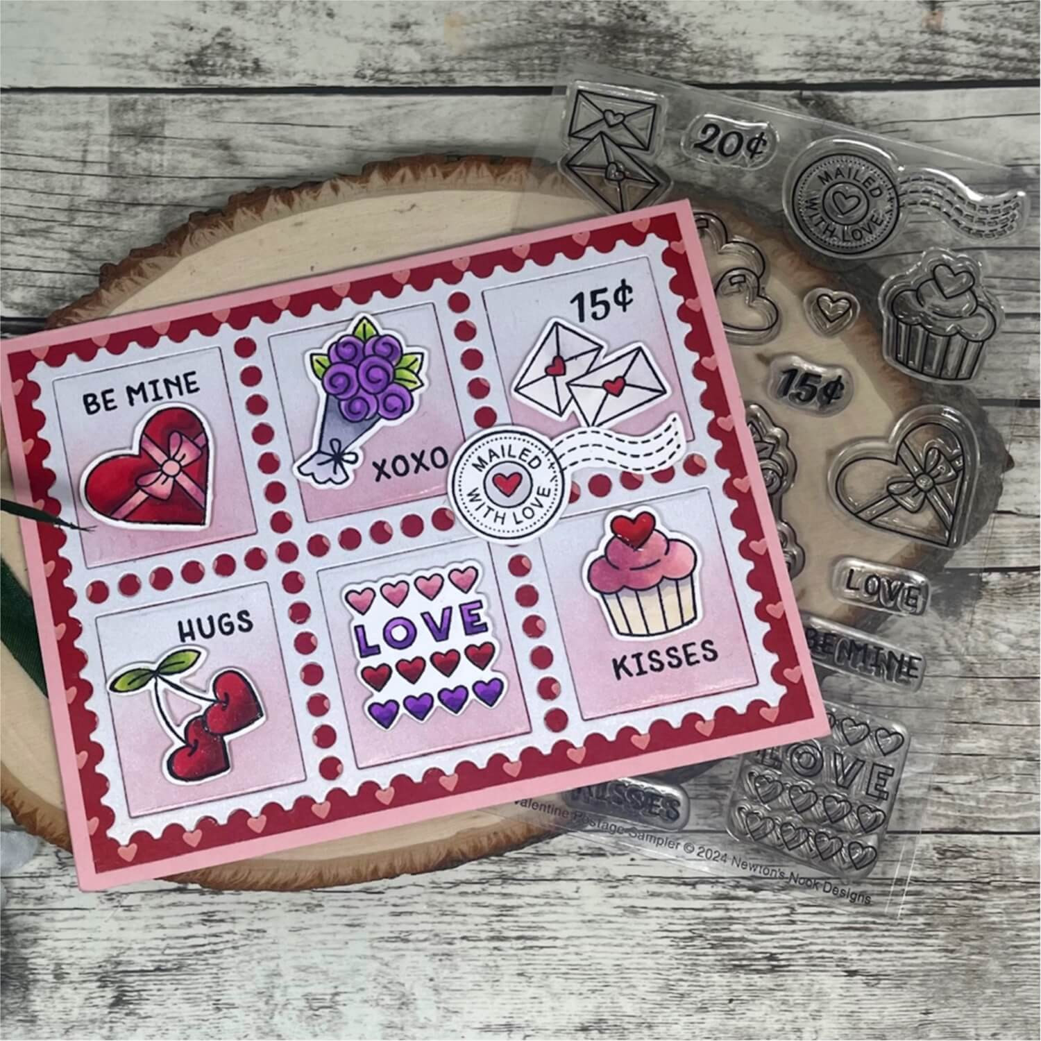 Valentine Postage Sampler