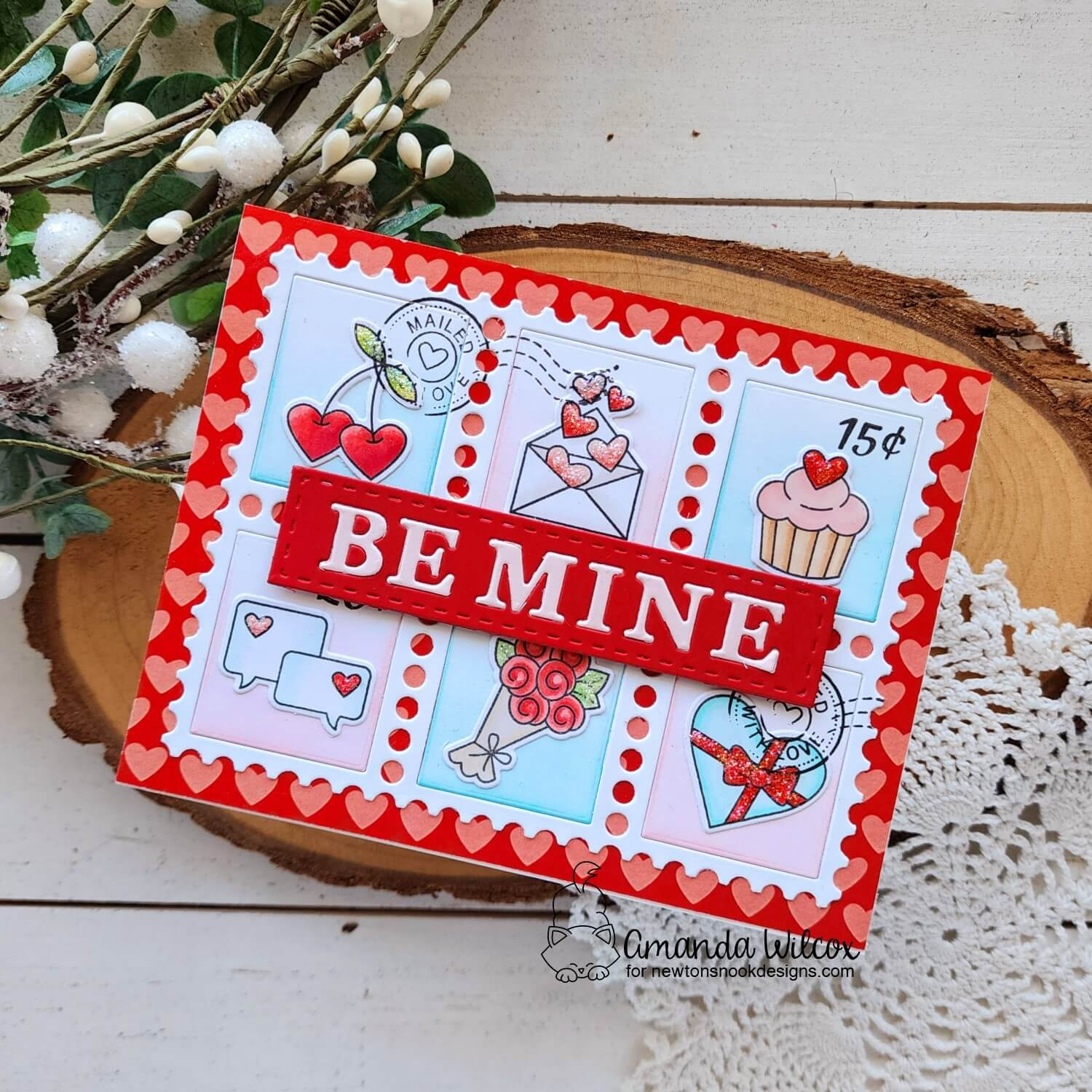 Valentine Postage Sampler