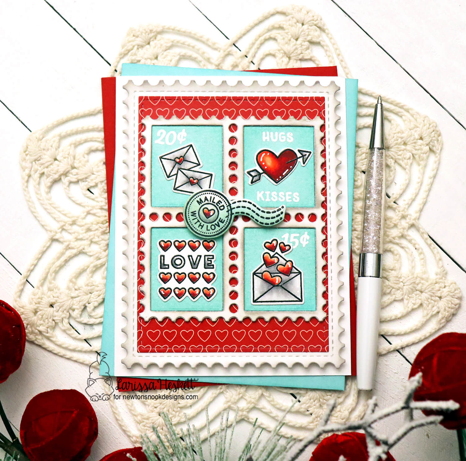 Valentine Postage Sampler