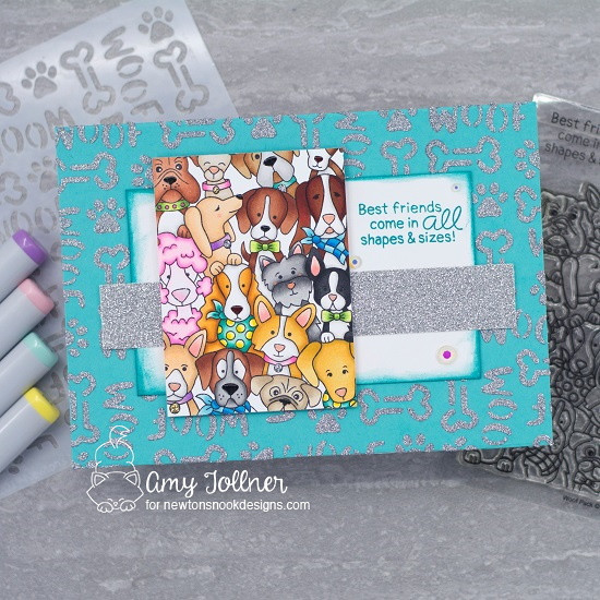 Woof Stencil - Newton's Nook Designs