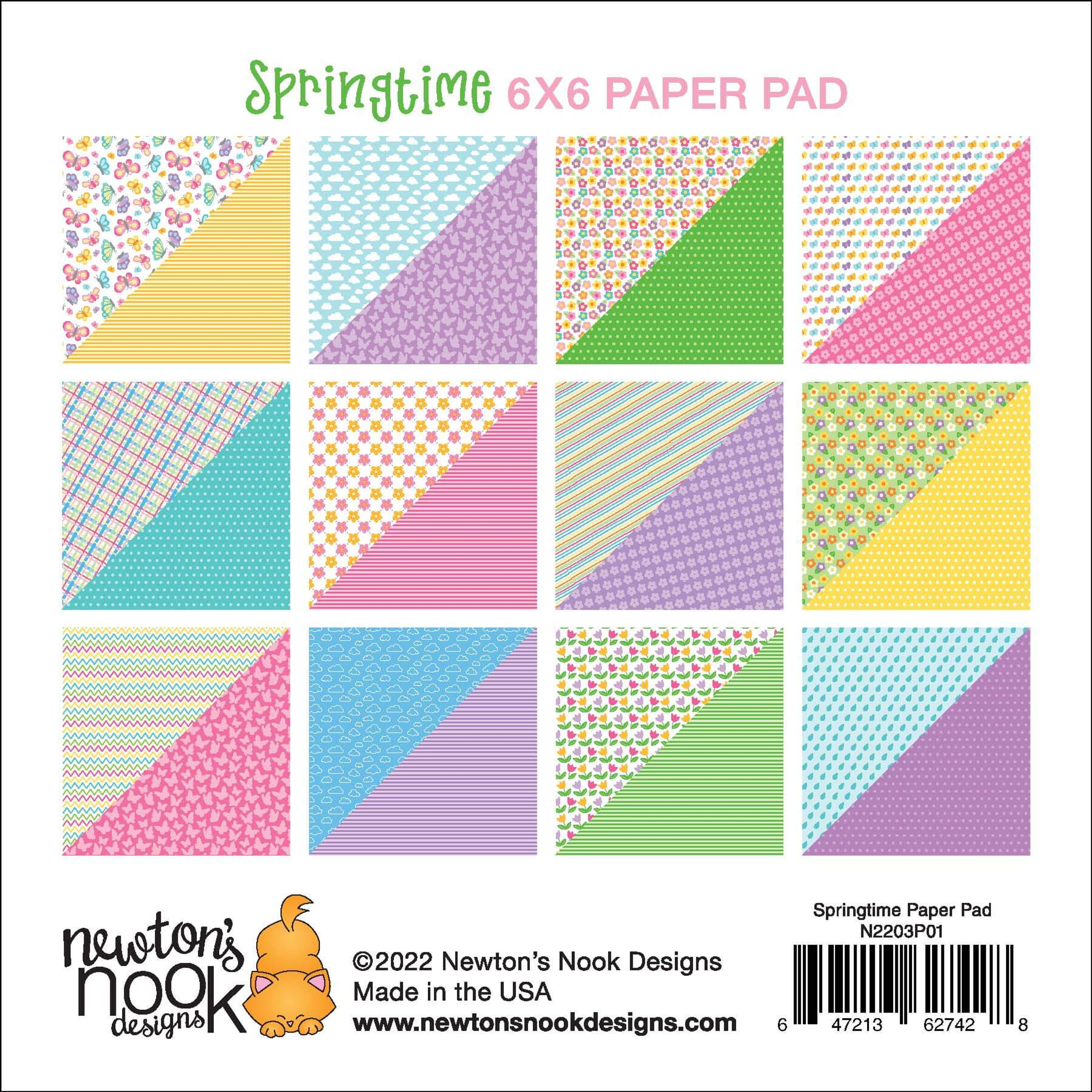 Springtime Paper Pad - Newton's Nook Designs