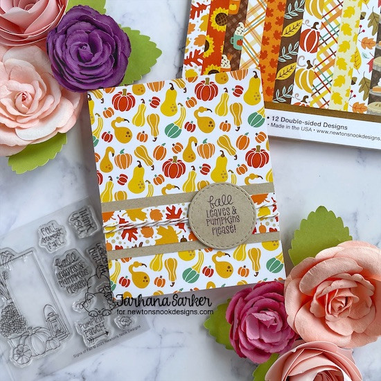 Autumn Paper Pad - Newton's Nook Designs