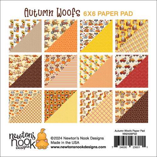 Autumn Woofs Paper Pad