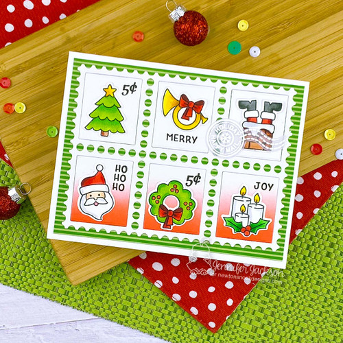 Postage Stamp Layout Die