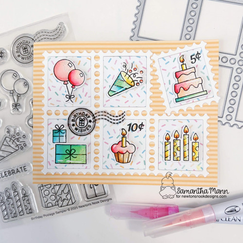 Postage Stamp Layout Die