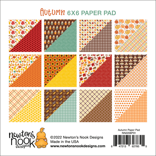 Autumn Paper Pad - Newton's Nook Designs
