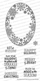 Snowflake Oval - Newton's Nook Designs