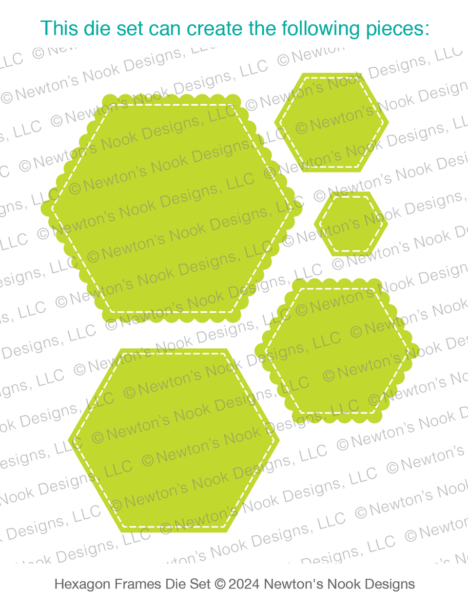 Hexagon Frames Die Set