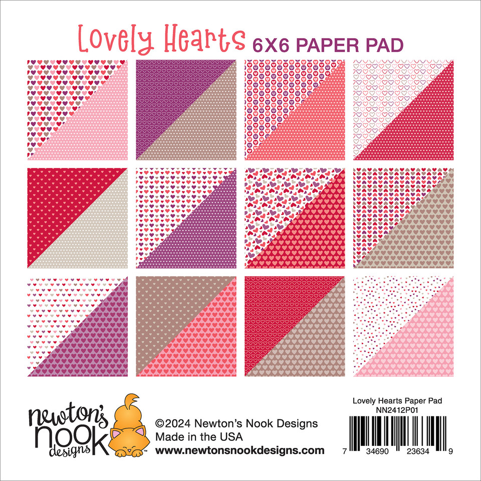 Lovely Hearts Paper Pad