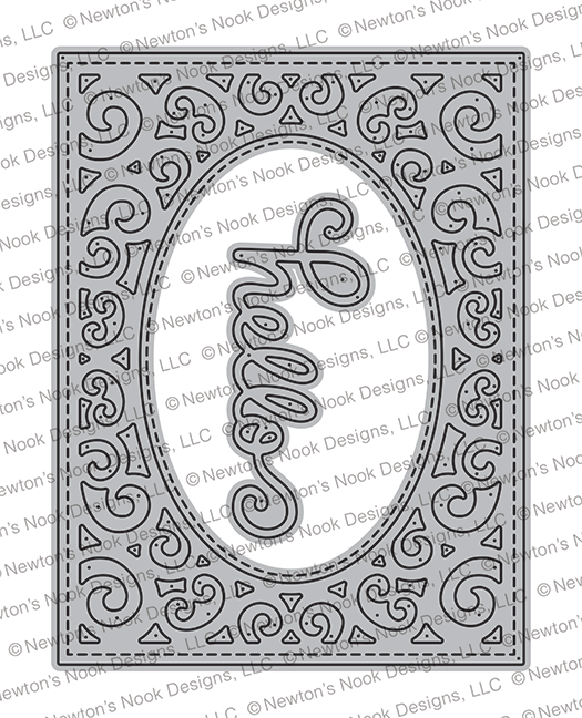 Filigree Oval Frame Die Set