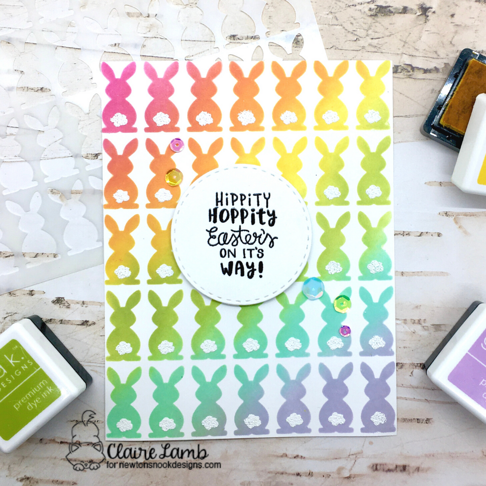 Bunny Tails Stencil Set - Newton's Nook Designs