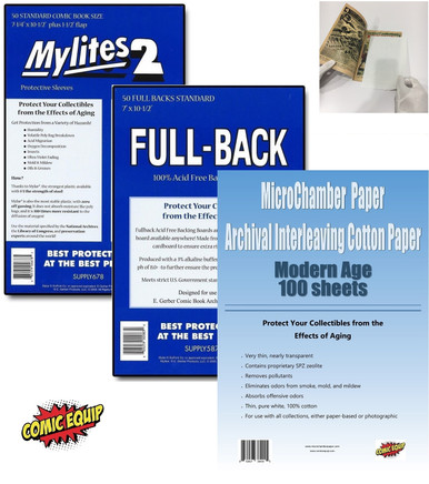 50 Mylites2 standard Full Backs & MicroChamber Paper ...