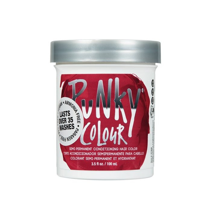 Punky 1420 Colour Semi Permanent - Poppy Red 100ml Jar - Belleza