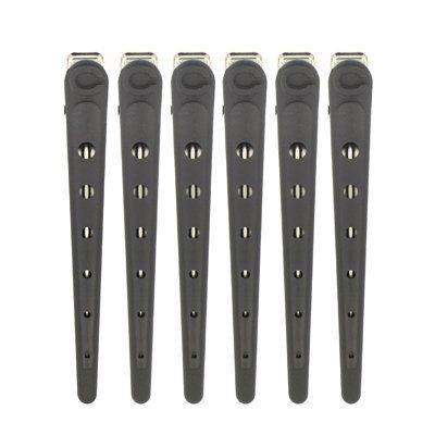 Cricket Carbon Clips 6 Piece Black - Belleza
