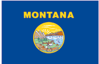 Montana State Flag Coloring Page