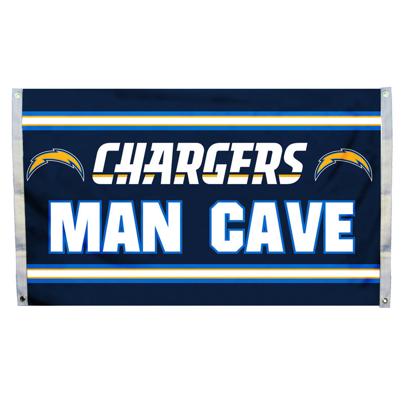 San Diego Chargers Man Cave Flag 3x5 - Uncommon USA