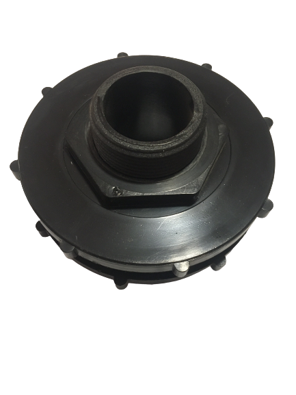 50mm 2-Flange Tank Connector, Aquaponic Systems, Hydroponic Systems ...