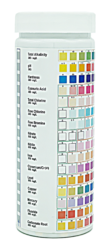16-in-1 Professional Water Quality Test Strips - for Aquaponics ...