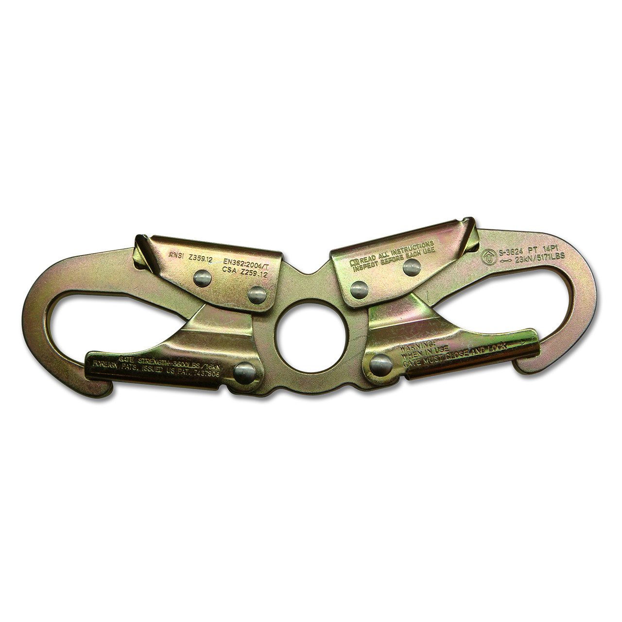 Forged Steel Safety Snap Hook - Climbing Hooks | Pelican Rope