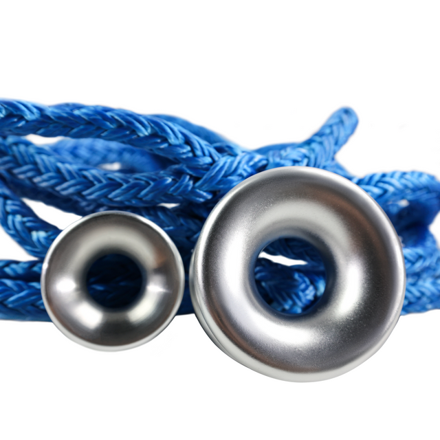 Blue 12 Strand Adjustable Dead Eye Rigging Block Sling | Pelican Rope