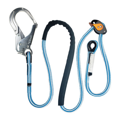 E-Z Move™ Arborist Positioning Lanyard w/ ANSI Aluminum Rebar Hook ...