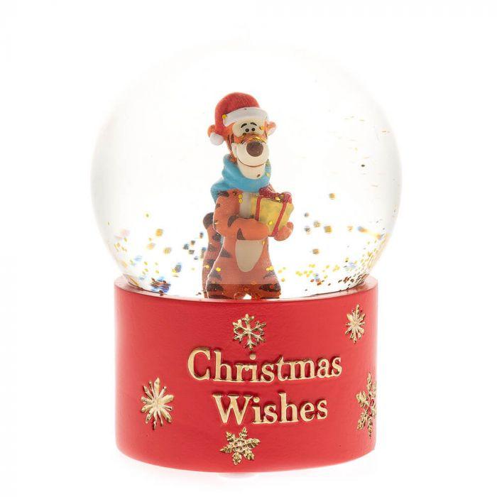 SNOWGLOBE - TIGGER CHRISTMAS: SNOW GLOBE "CHRISTMAS WISHES" - Deck The ...