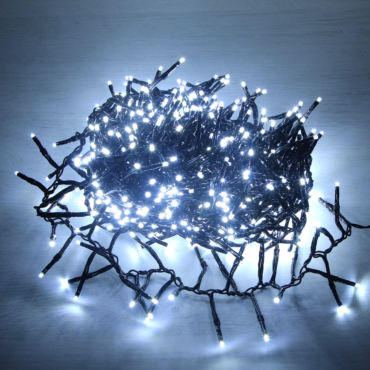 White Light Fairy Lights - 50m - Mains (connectible) 500 Lights - Deck ...