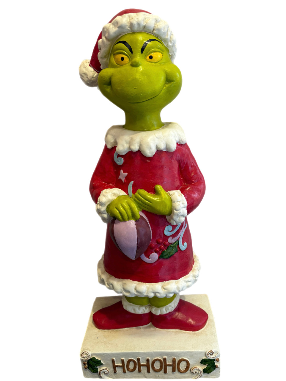 Grinch Resin Christmas Statue - 90cm - Deck The Halls