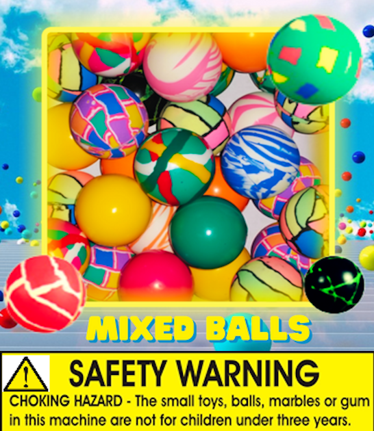 Balls - Mixed Bouncy - Header Card Only - Treasure Tower Rewards Canada ...