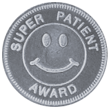 Tokens - 250 - Silver Super Patient Award - For Dental or Medical ...