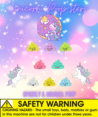 Unicorn Poop-sters - Header Card Only - Treasure Tower Rewards Canada Ltd.