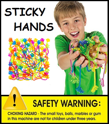Sticky Hands - Header Card Only - Treasure Tower Rewards Canada Ltd.