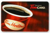 Rewards-Gift Card - Tim Horton's - Treasure Tower Rewards Canada Ltd.
