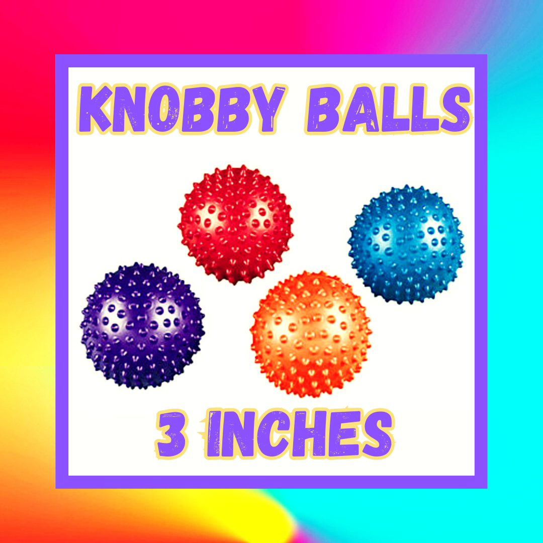 Balls - Knobby 3 inch 12/Pkg. This Tub Toy is for all ages. - Treasure ...