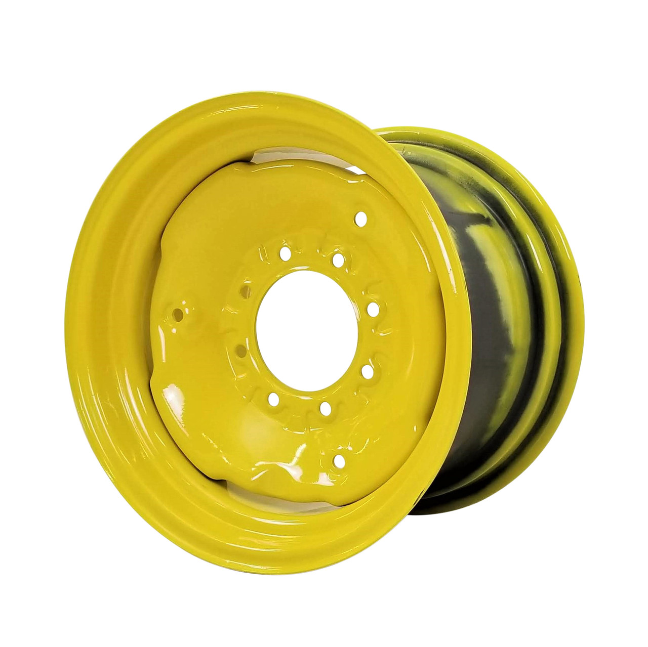 14x20 8 Hole John Deere Compact Tractor Wheel - JD Yellow - Ag Wheel ...