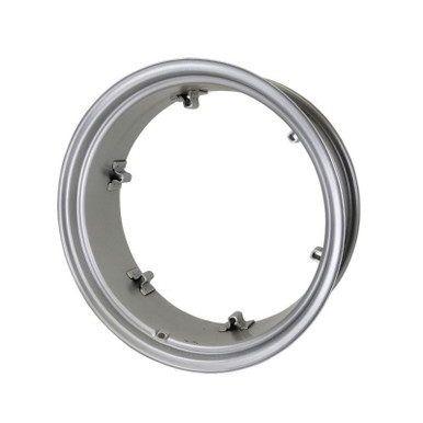 10x28 6 Clamp Rim - Silver Mist - Ag Wheel Express