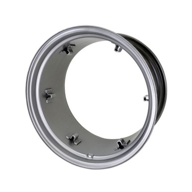 15x28 6 Clamp Rim - Silver Mist - Ag Wheel Express