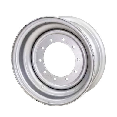 9x24 10 Hole (15/16) Telehandler Wheel - Silver Mist - Ag Wheel Express