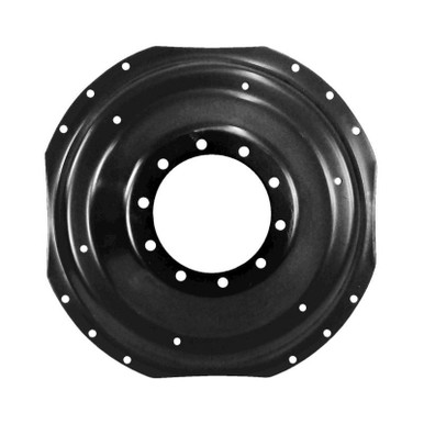 10 Hole Front Wheel Assist - 38" Waffle Center Disc - Flat Black - Ag ...